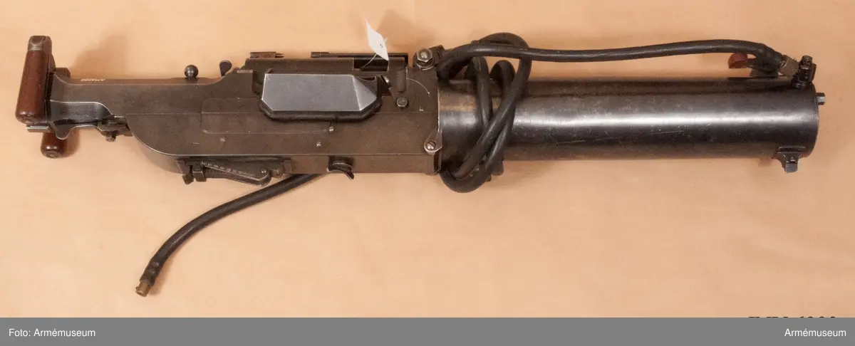 Kulspruta m/1914 - Armémuseum / DigitaltMuseum