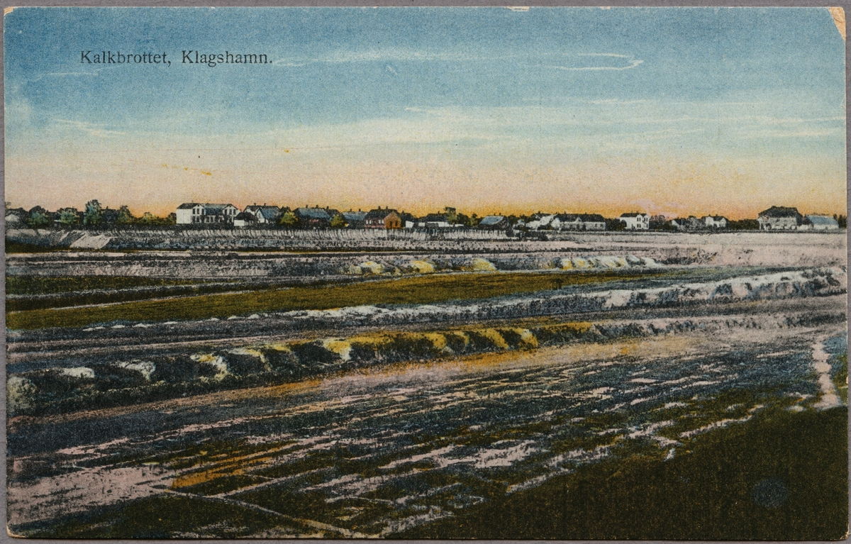 Klagshamns Kalkbrott. - Järnvägsmuseet / DigitaltMuseum